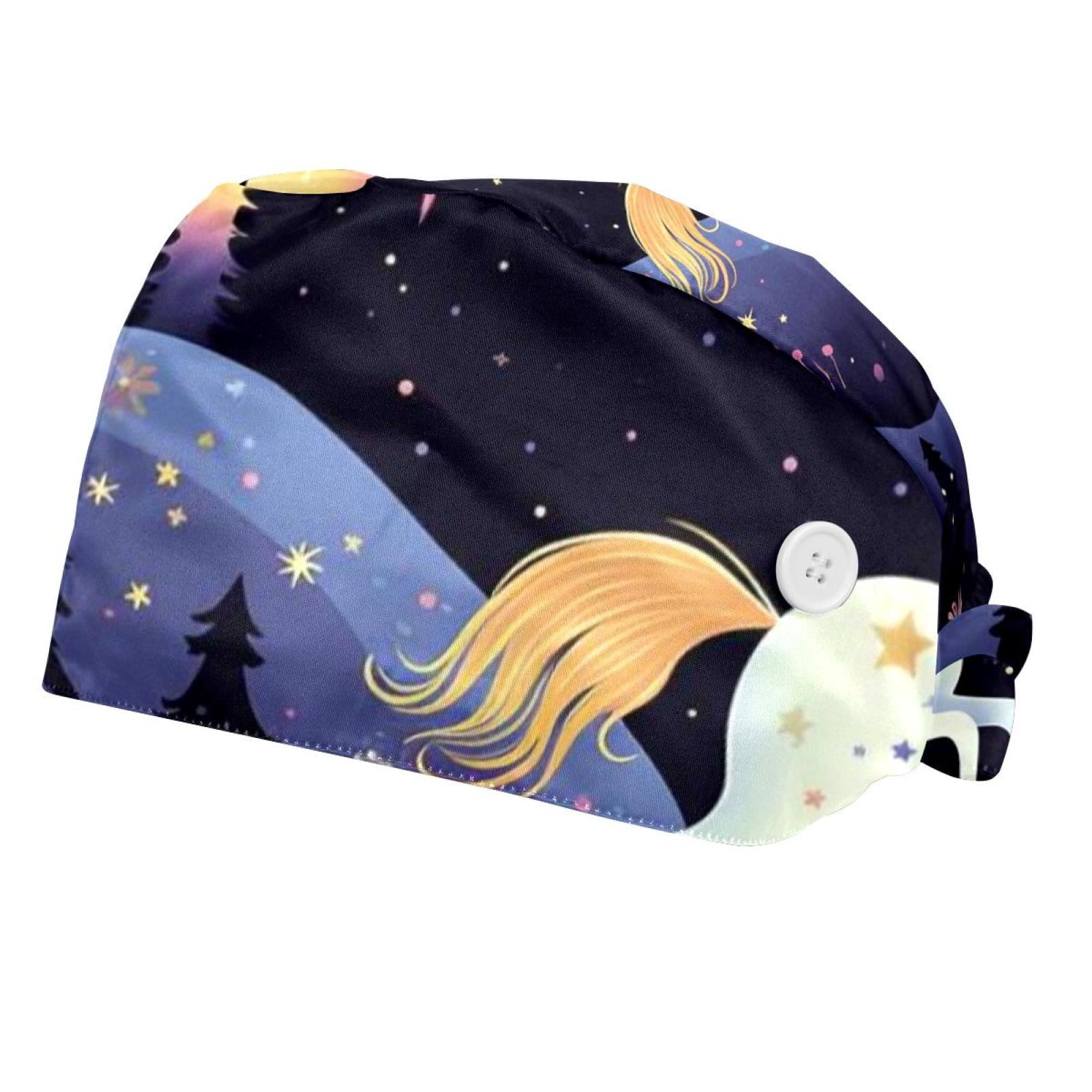 2 Pieces Adjustable Working Cap with Button, Working Hat Sweatband ...