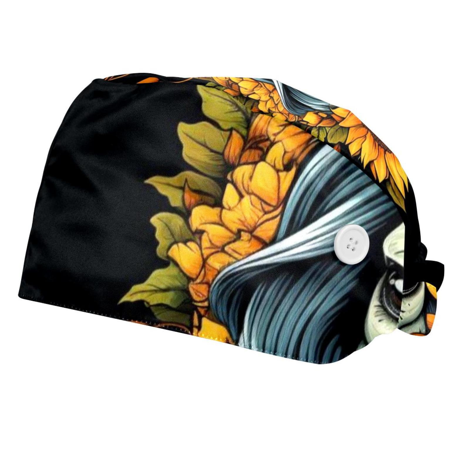 2 Pieces Adjustable Working Cap with Button, Working Hat Sweatband ...