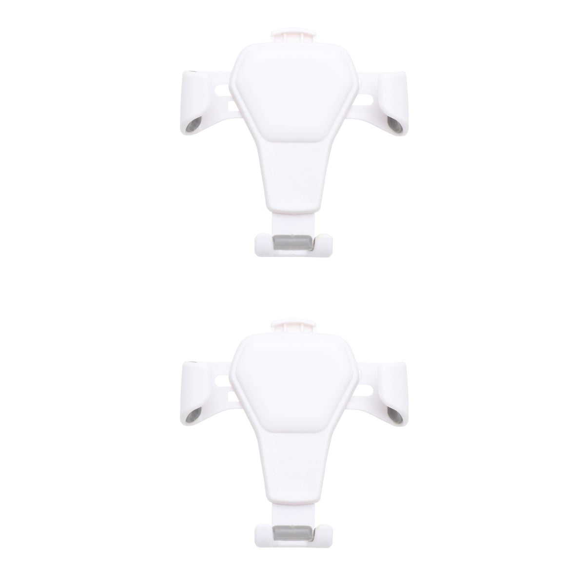 2 Pieces Air Vent Gravity Bracket Mobile Phone Stand Holder Quad White ...