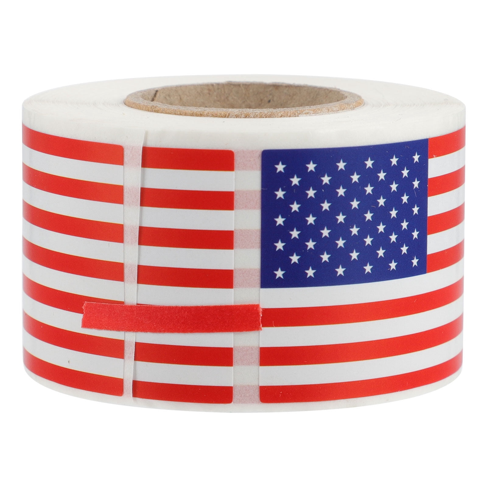 2 Pieces American Flag Sticker Tape Dispenser Gold Dots Binders ...