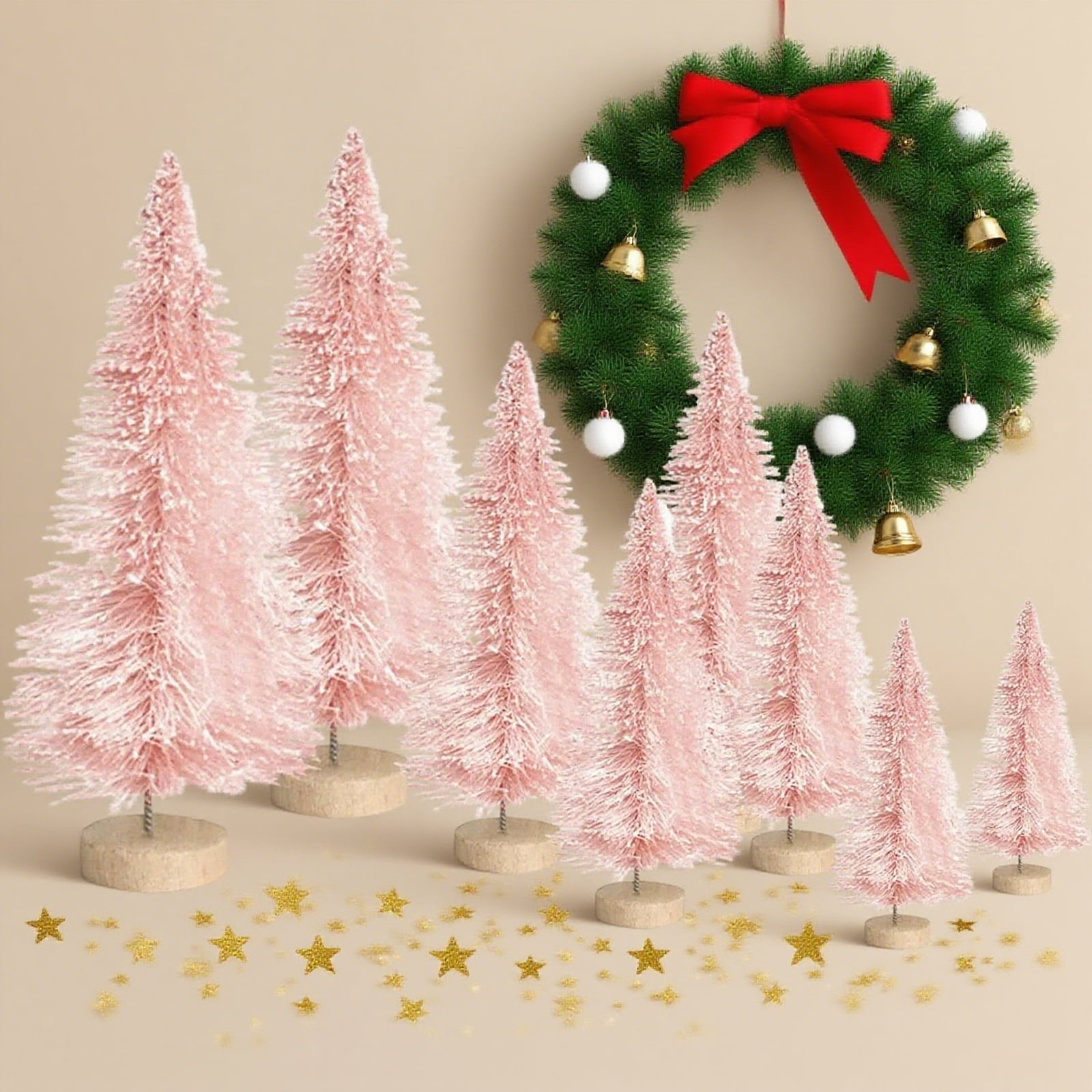 2 Pieces Artificial Small Christmas Trees for Christmas Party Home ...