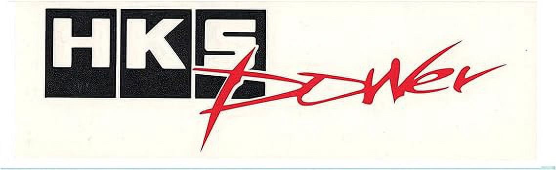 2 Pieces Auto Car Vinyl Racing Decal Sticker for HKS Power (New) Black ...