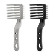 GARENAS Barber Comb Curved Barber Comb for Home Hairdressing Barber ...