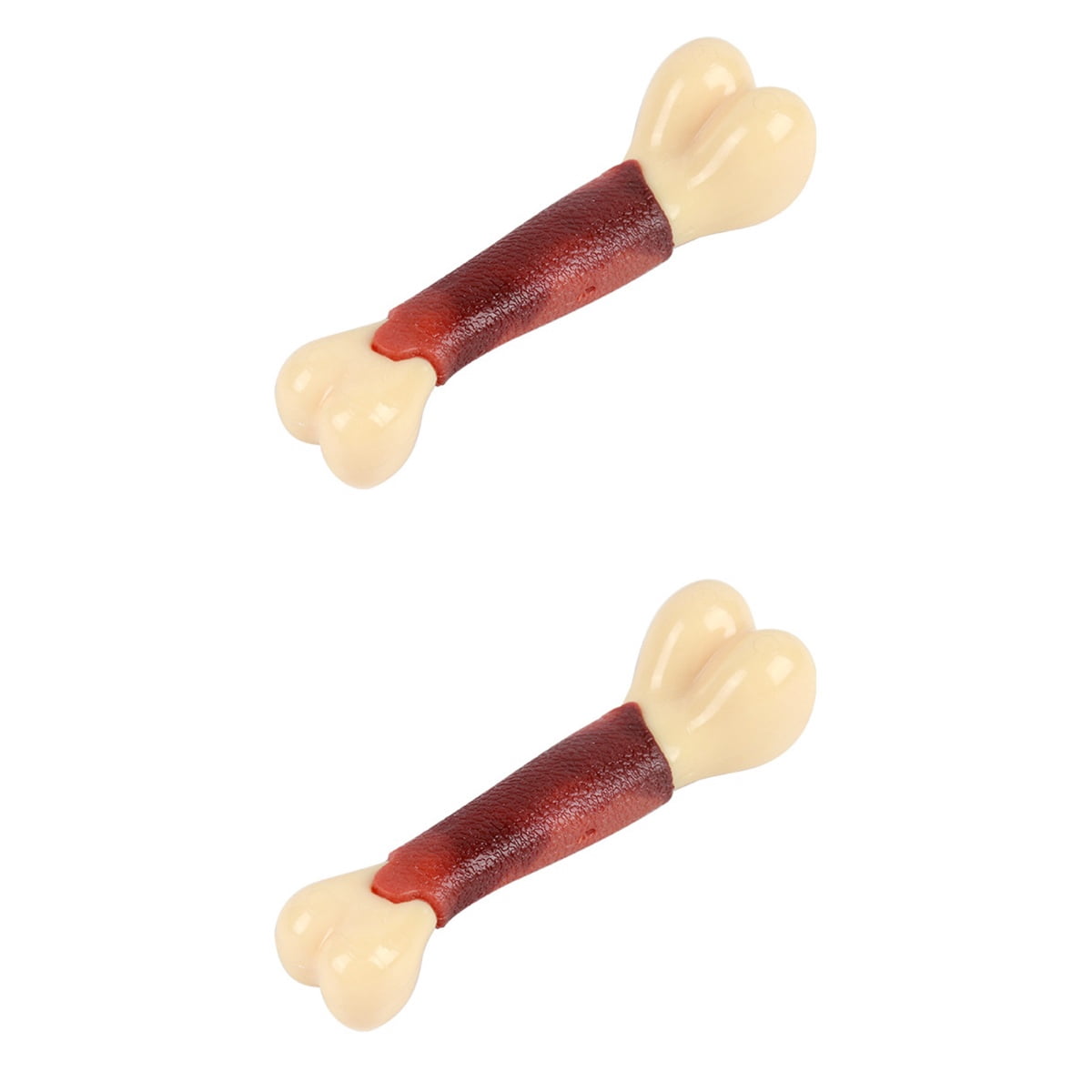 2 Pieces Bone Shape Design Toy Pet Molar Toys Dogs Pets Puppy - Walmart.com
