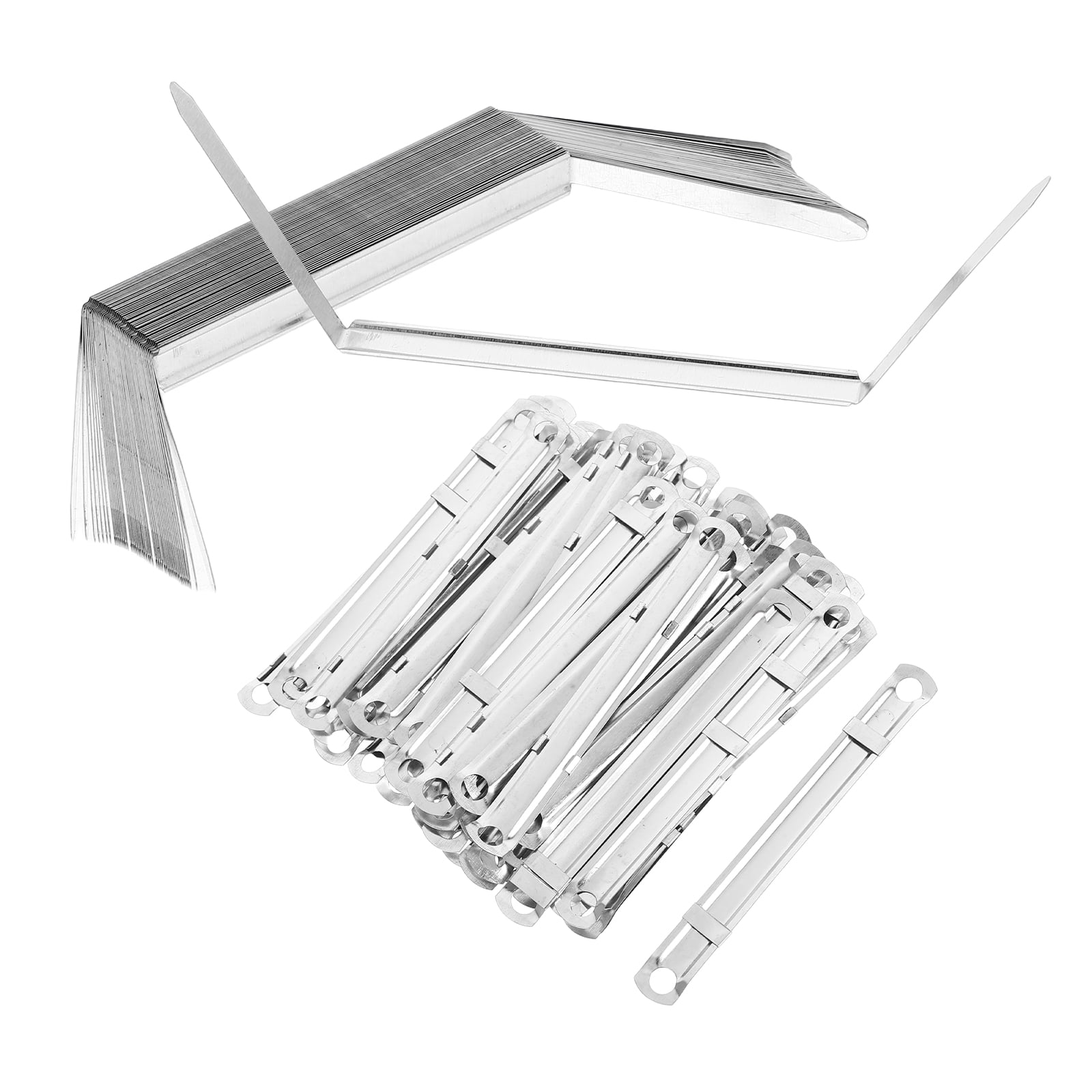 2 Pieces Bookbinding Clips Metalbindingclipbindingringbindingstrip ...
