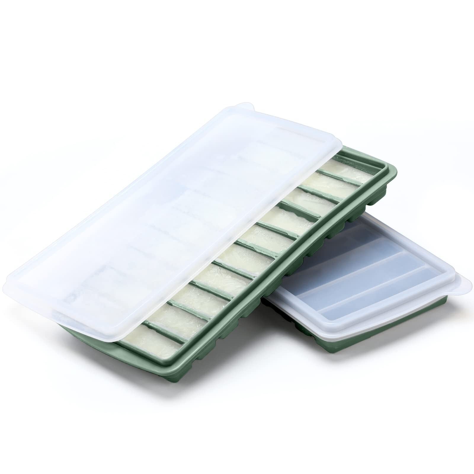 2 Pieces Breastmilk Storage Container Baby Food Milk Silicone Freezer ...