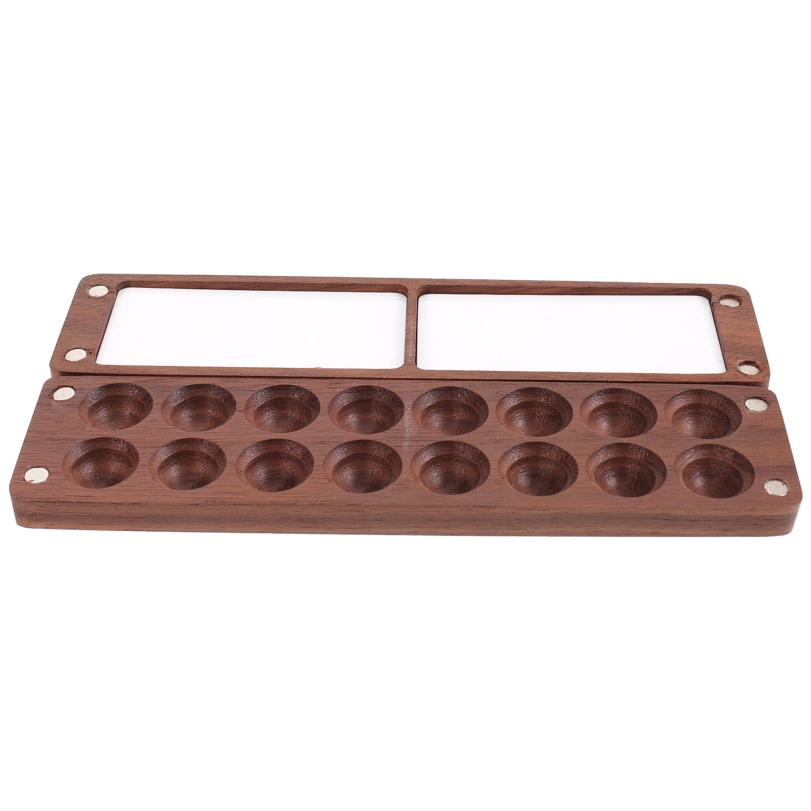 2 Pieces Bundle Wooden Palette Paint Pallet Tray Child Student 15.80X4 ...