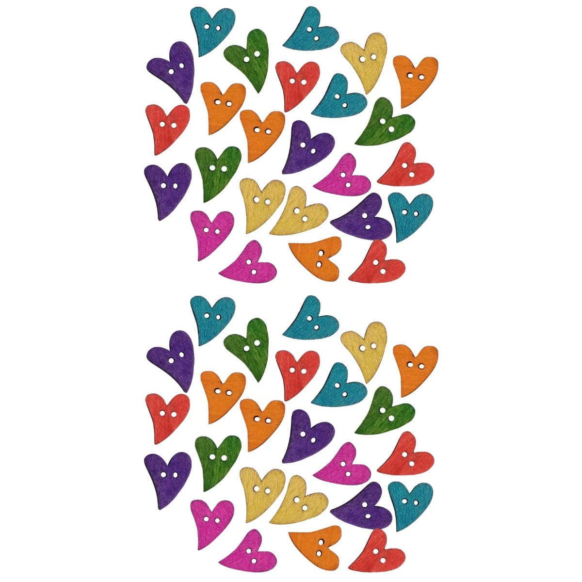 2 Pieces Buttons for Crafts Knitting Buttons 100pcs - Walmart.com