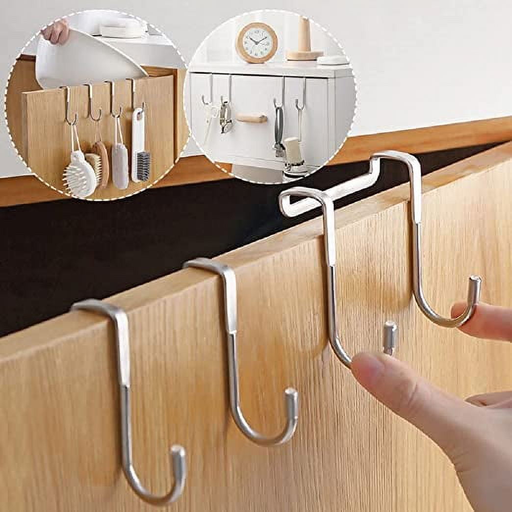 Customer reviews for 2 Pieces Over Cabinet Hook Double S Shaped Cabinet ...