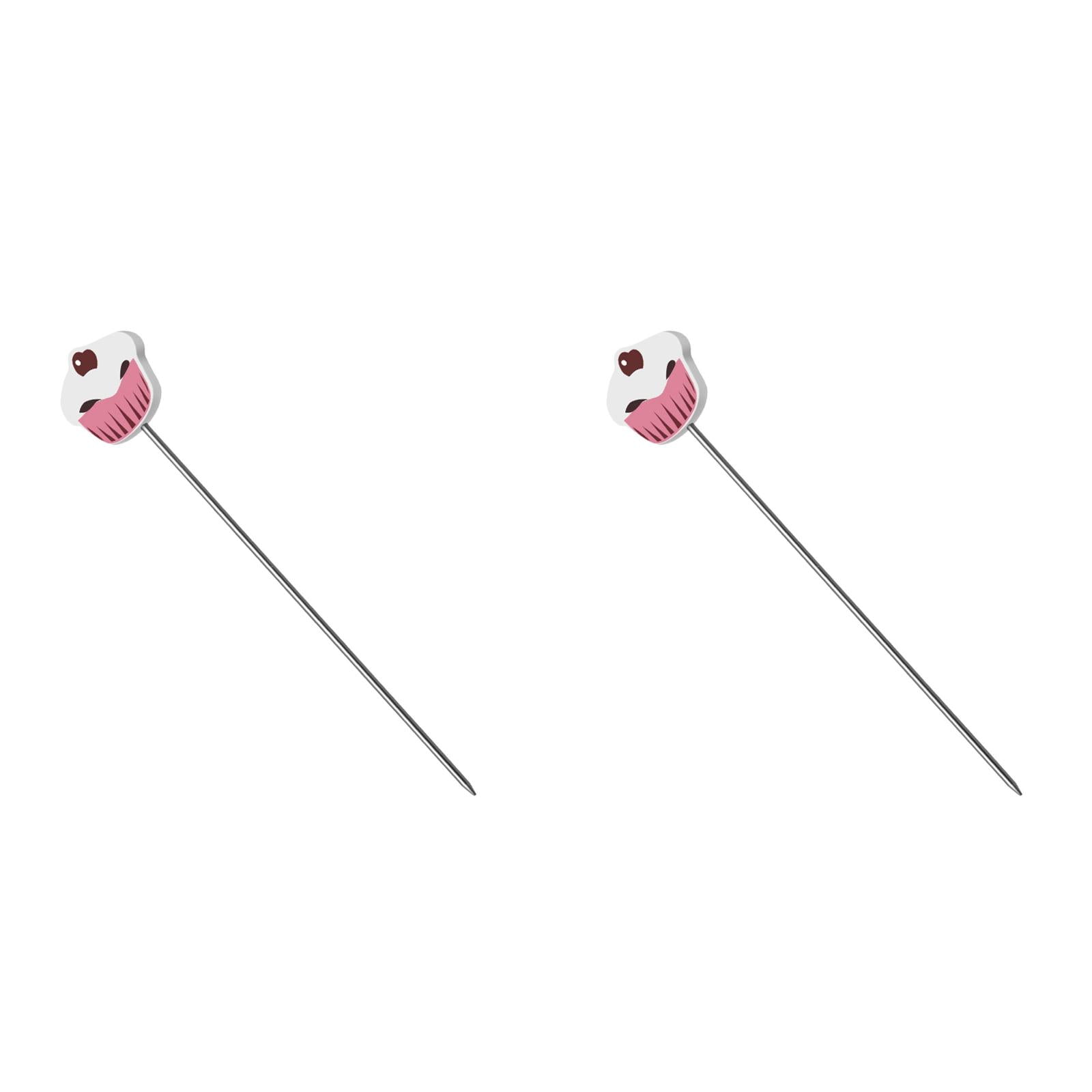 2 Pieces Cake Tester Holiday Stainless Steel Reusable Cute Cake Testing ...