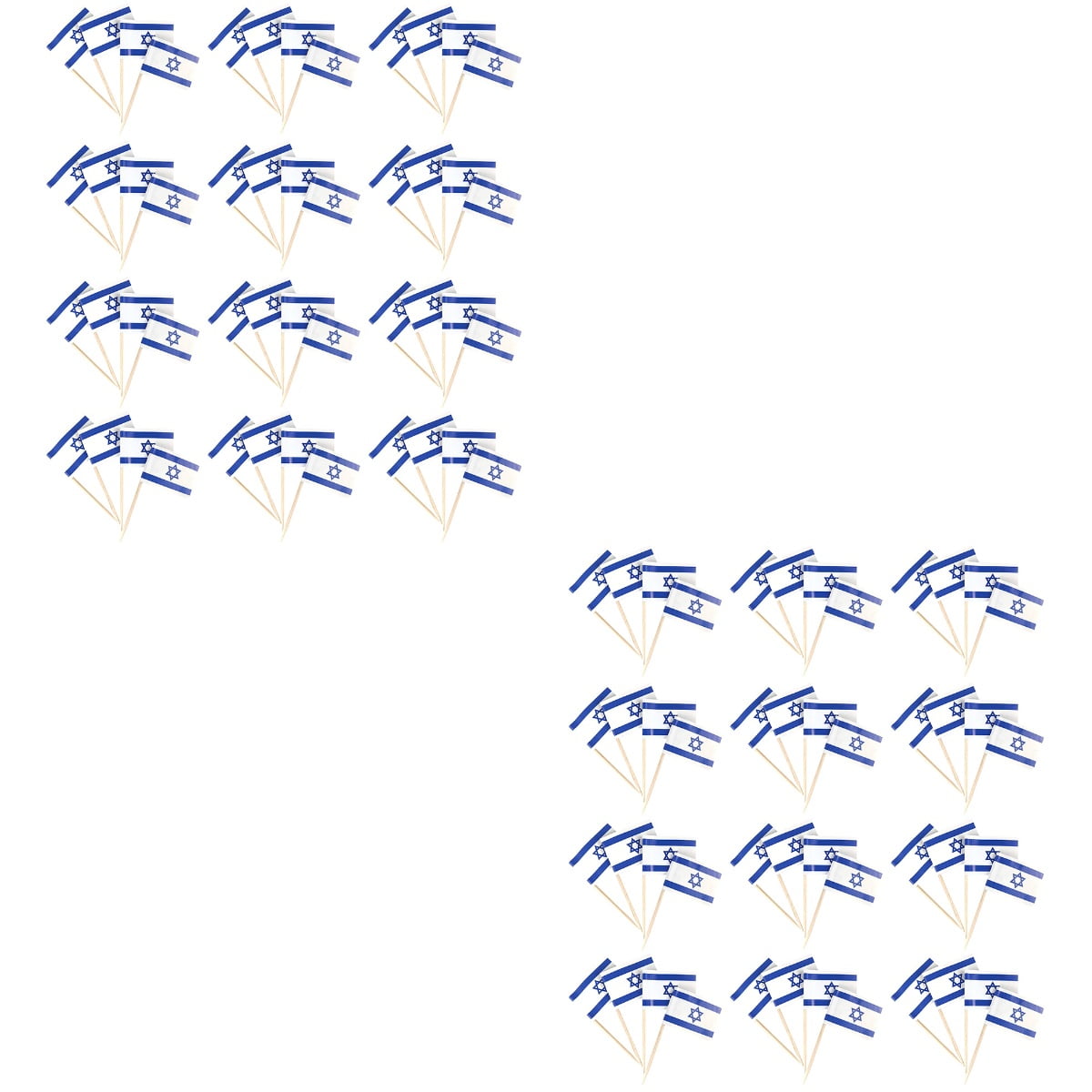 2 Pieces Cake Toppers Happy Birthday Toothpick Flag - Walmart.com