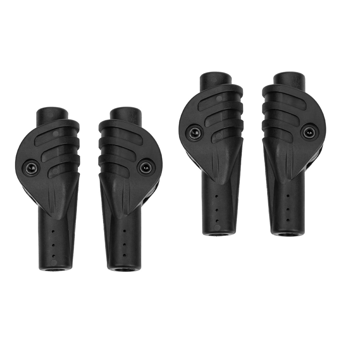 2 Pieces Camping Canopy Tent Pole Connectors Accessories Black ...