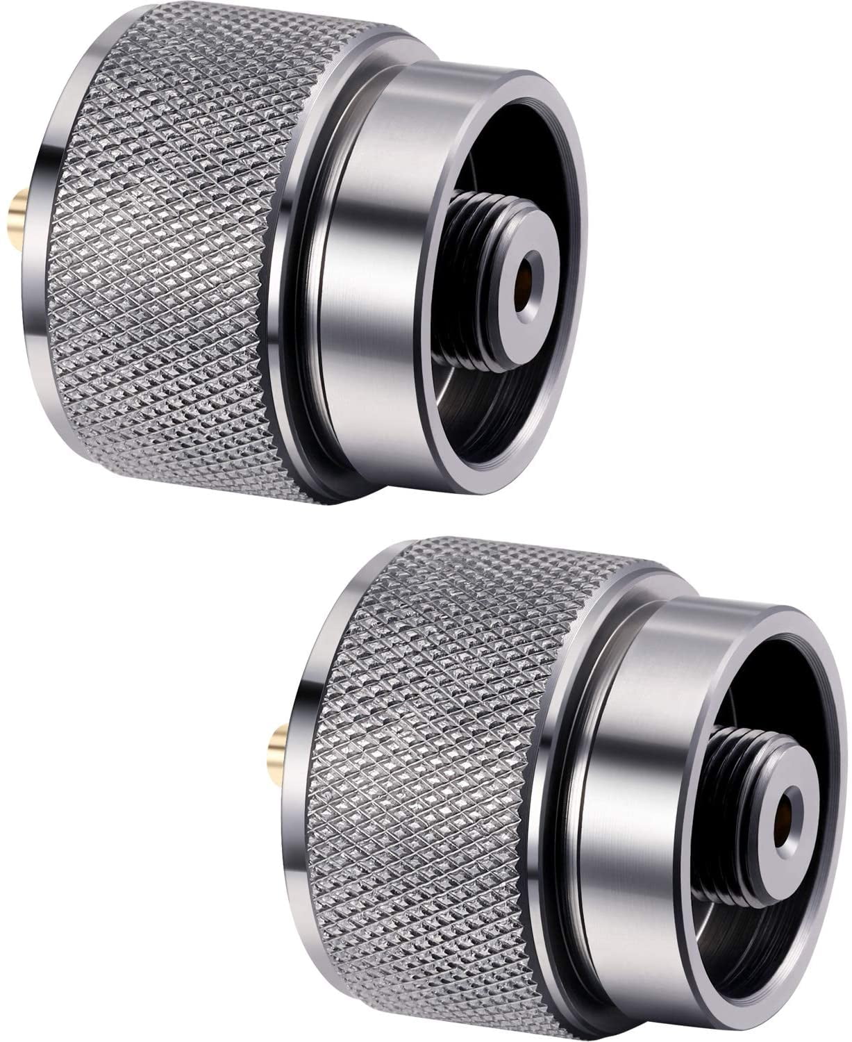 2 Pieces Camping Stove Adapter 1 Lb Propane Small Tank Input EN417 ...