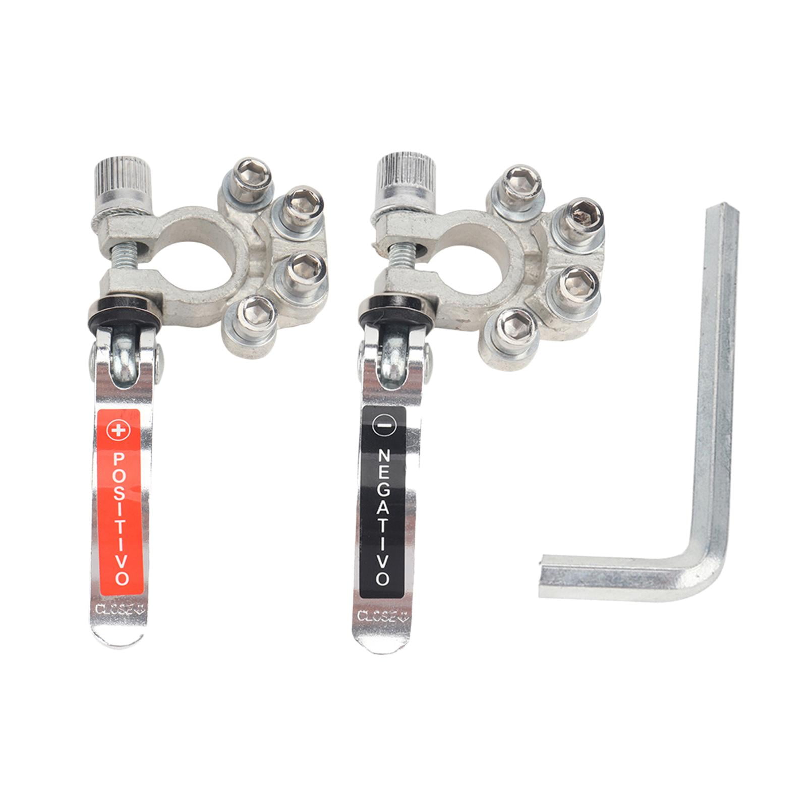 2 Pieces Car Battery Terminal Connectors, for SAE / Jis Type A Posts ...