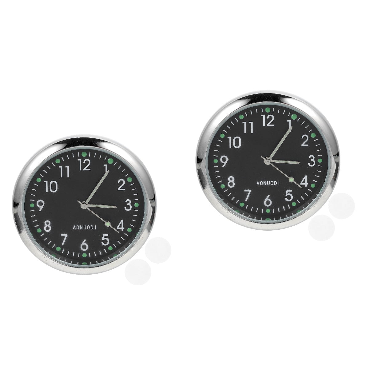 2 Pieces Car Digital Clock for Dashboard Clocks Decor Black - Walmart.com