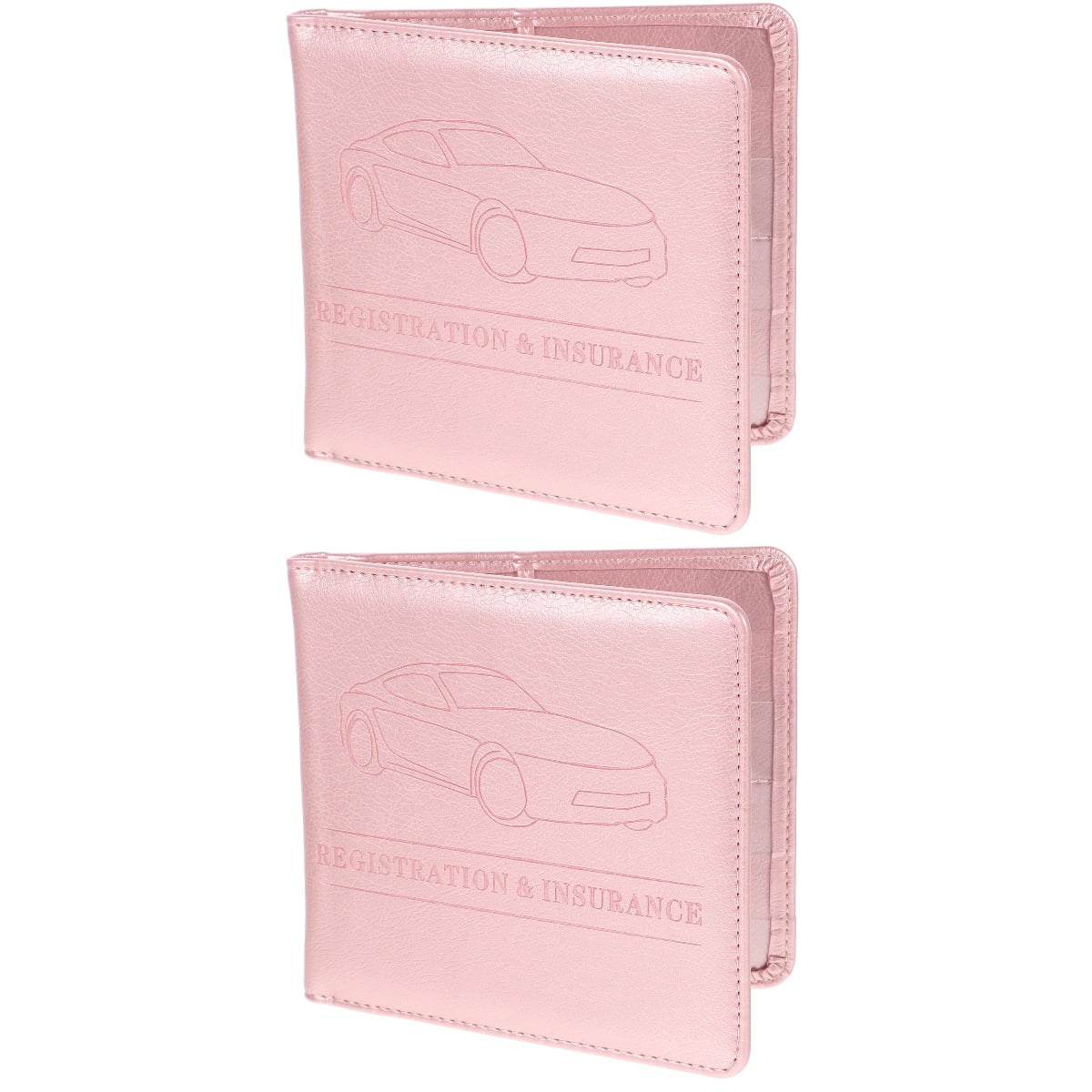 2 Pieces Car Document Holder Essential Sleeve Insurance Data Protection ...