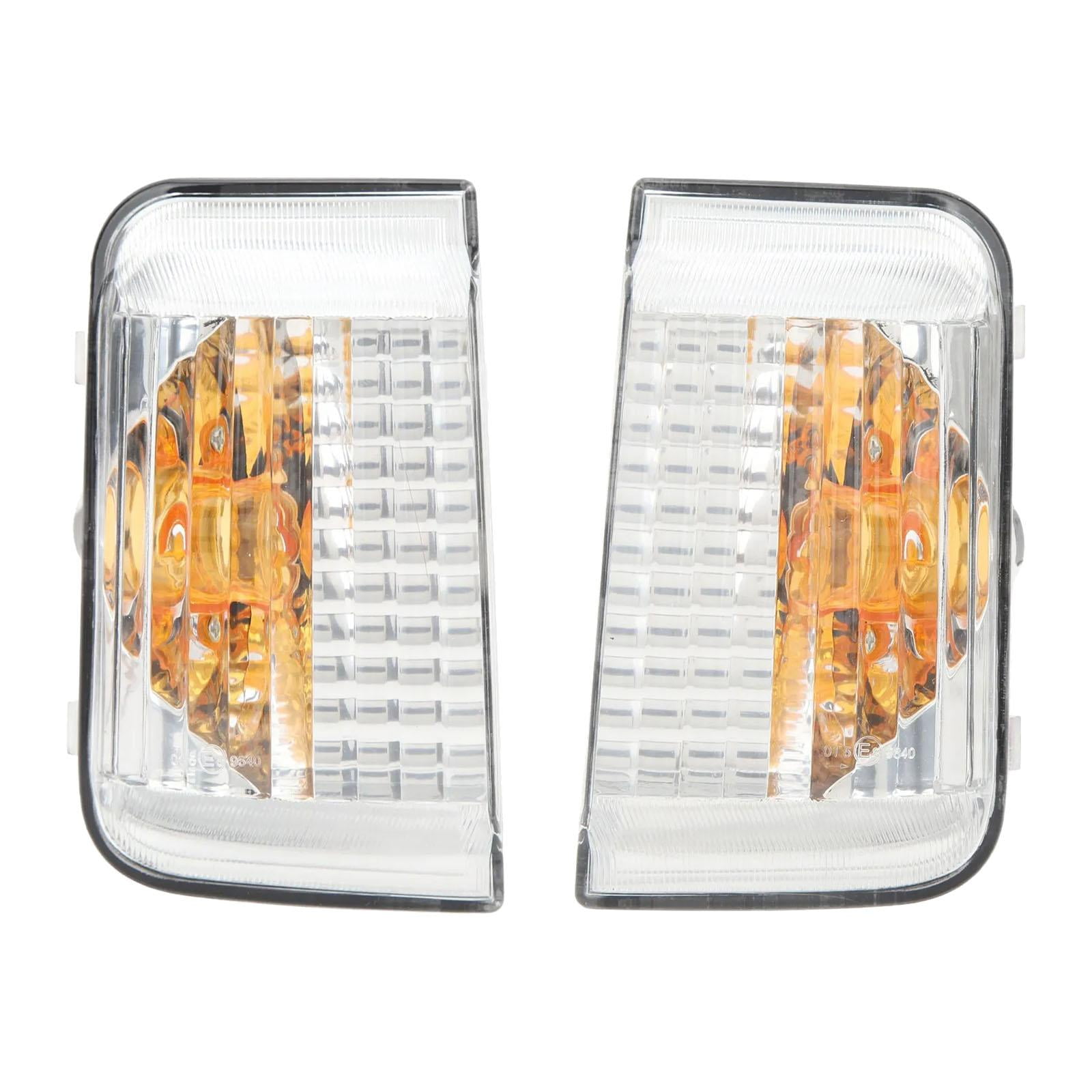 2 Pieces Car Wing Mirror Light Turn Signal Indicator Side Lamp Easy ...