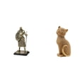 2 Pieces Cat Statue Knight Figurine Art Crafts Resin Material Suited ...