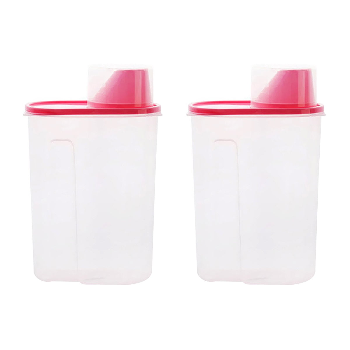2 Pieces Cereal Clear Containers Waterproof Container Airtight Food ...