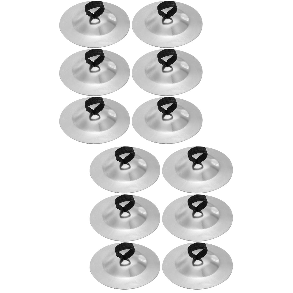 2 Pieces Clapping Cymbal Fingers Percussion Instruments Rod Tambourine ...