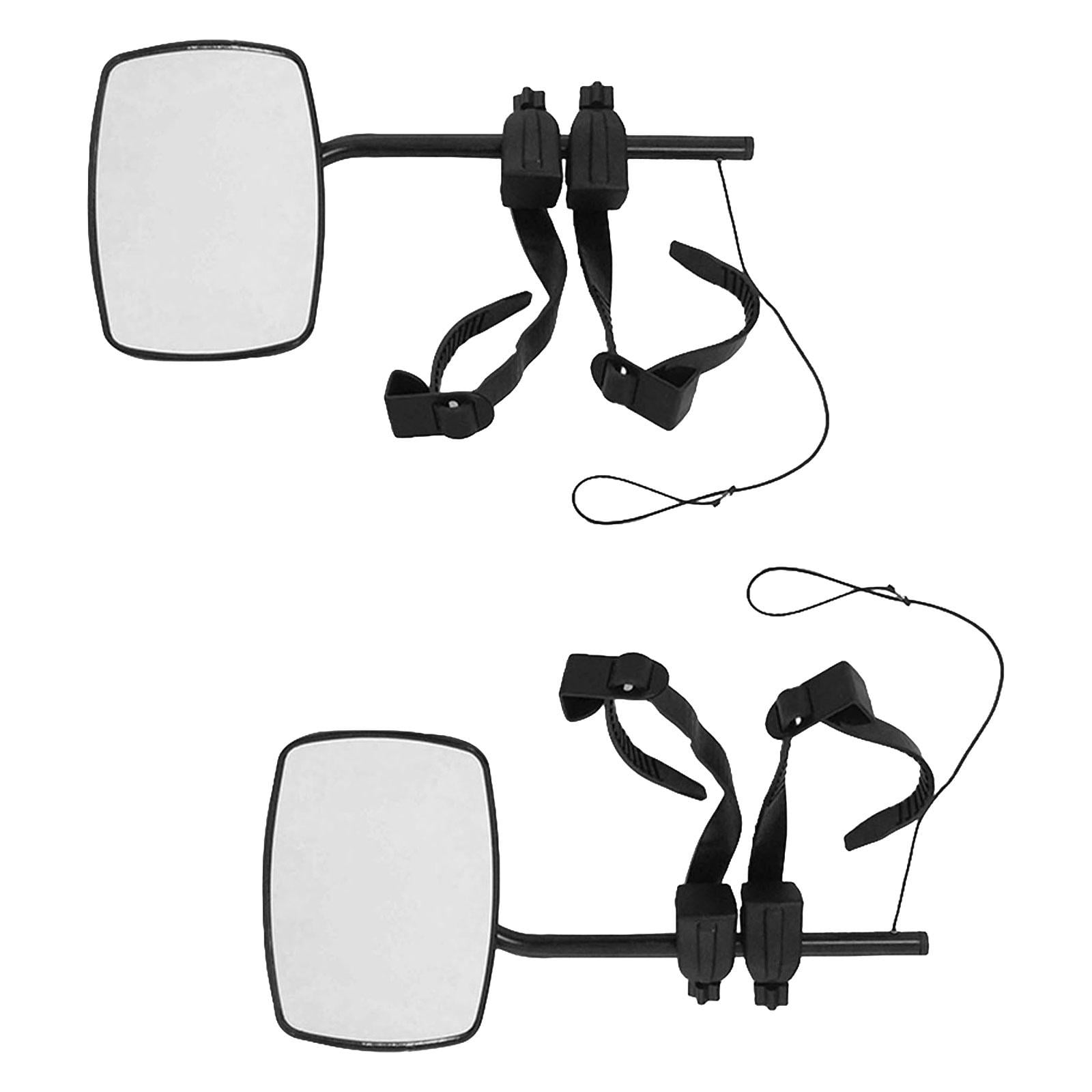 2 Pieces Clip on Towing Mirror Extensions Universal Adjustable Durable ...