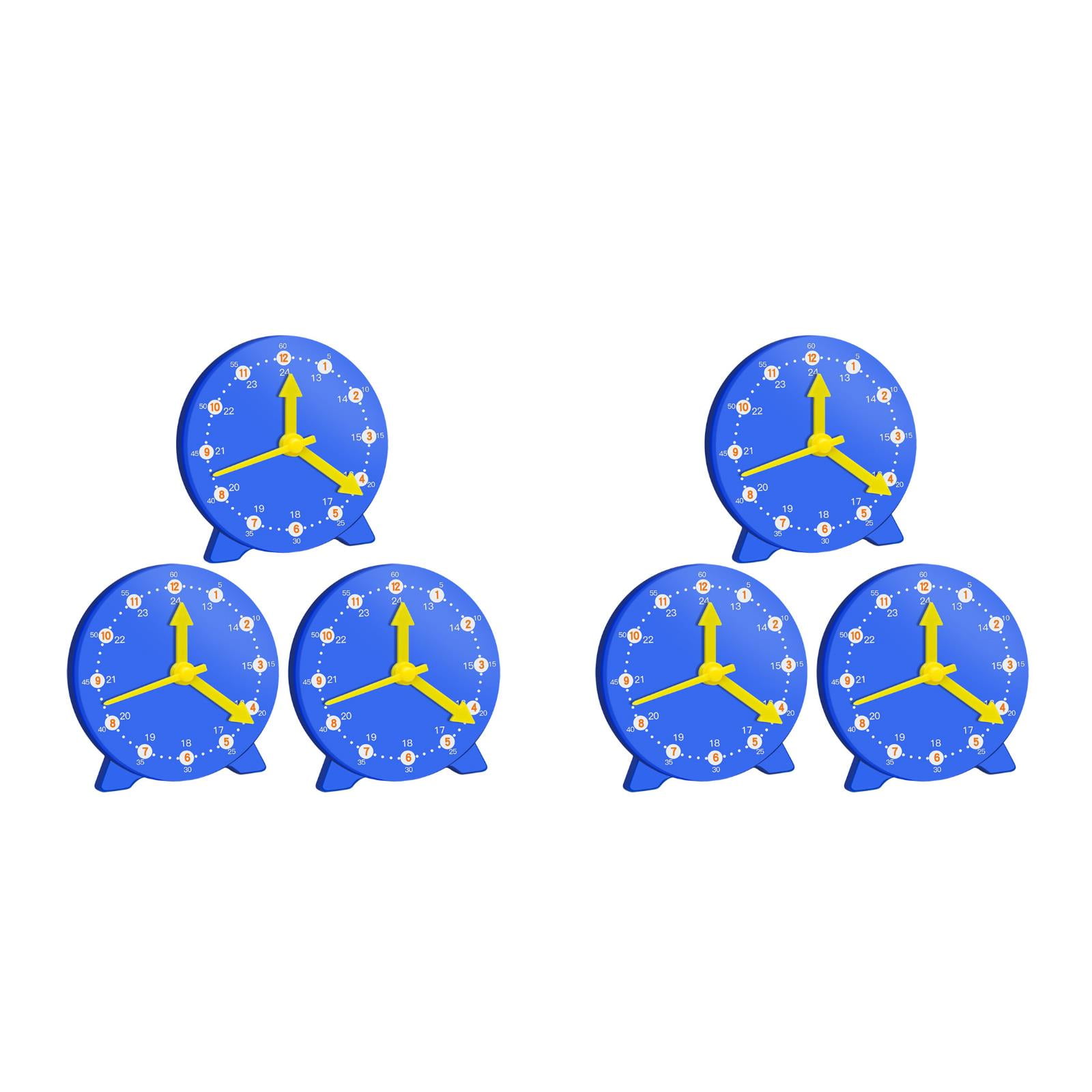 2 Pieces Clocks Clock Model Teaching Aids Kids Clock Model Child ...