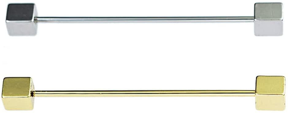 2 Pieces Collar Pin Collar Bar Collar Bar Pin Shirt Collar Bar Tie Pins ...