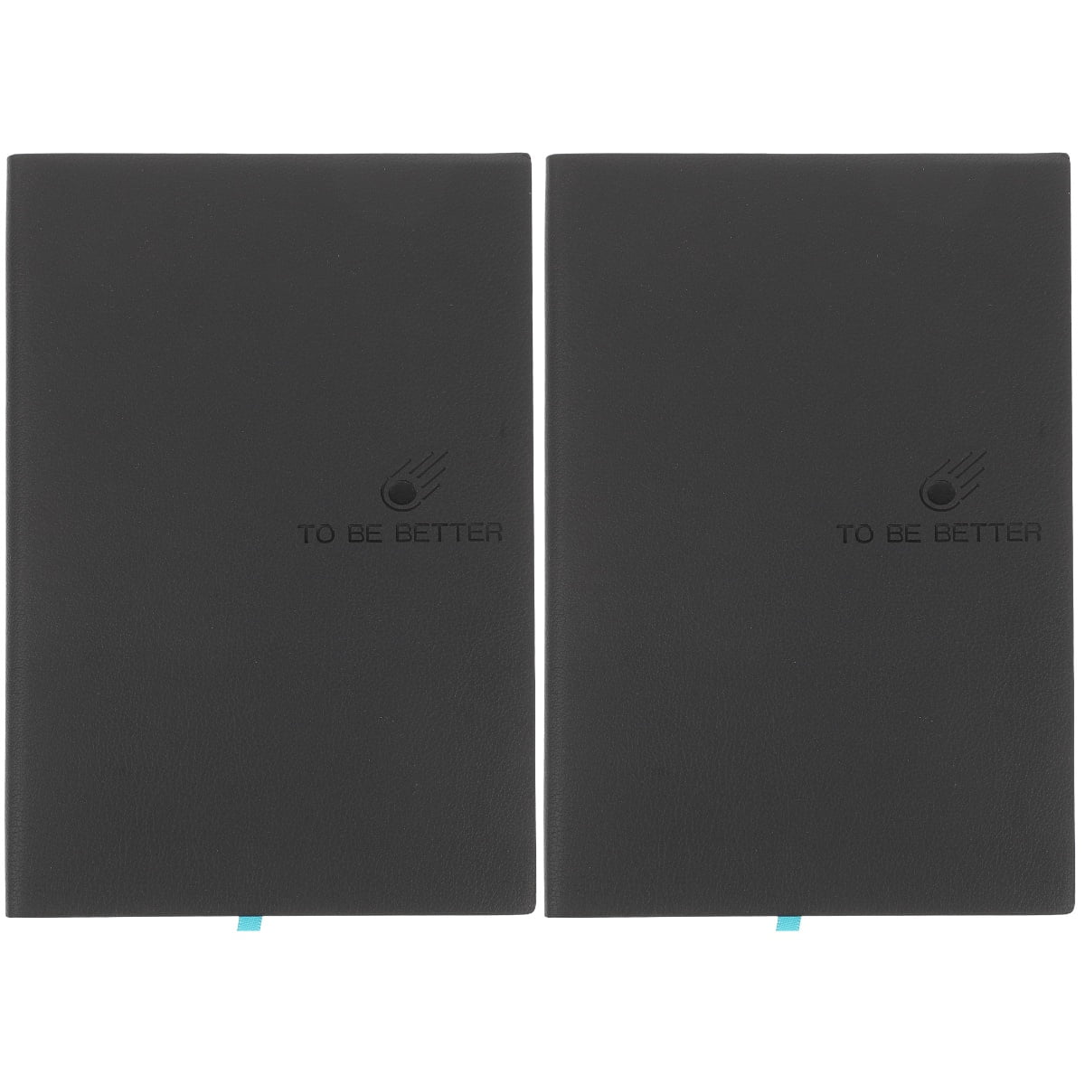 2 Pieces Color Edge Notebook Pads Calendar Leather Journal Office ...