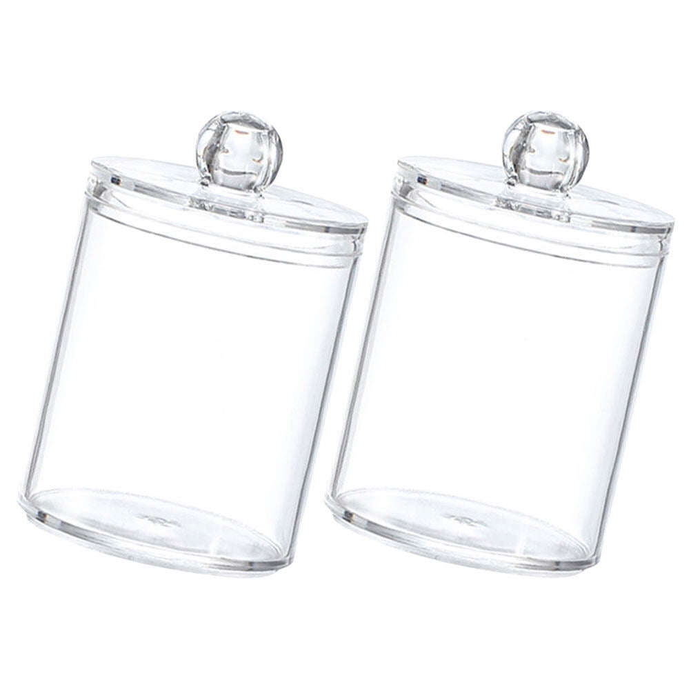 2 Pieces Cotton Ball Storage Box Insect-proof Container Office ...