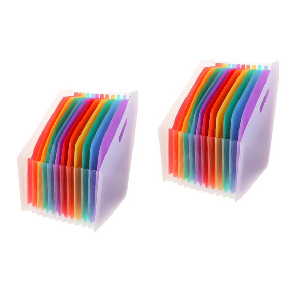 2 Pieces Coupon Organizer Pack Folder Expandable File Student - Walmart.com