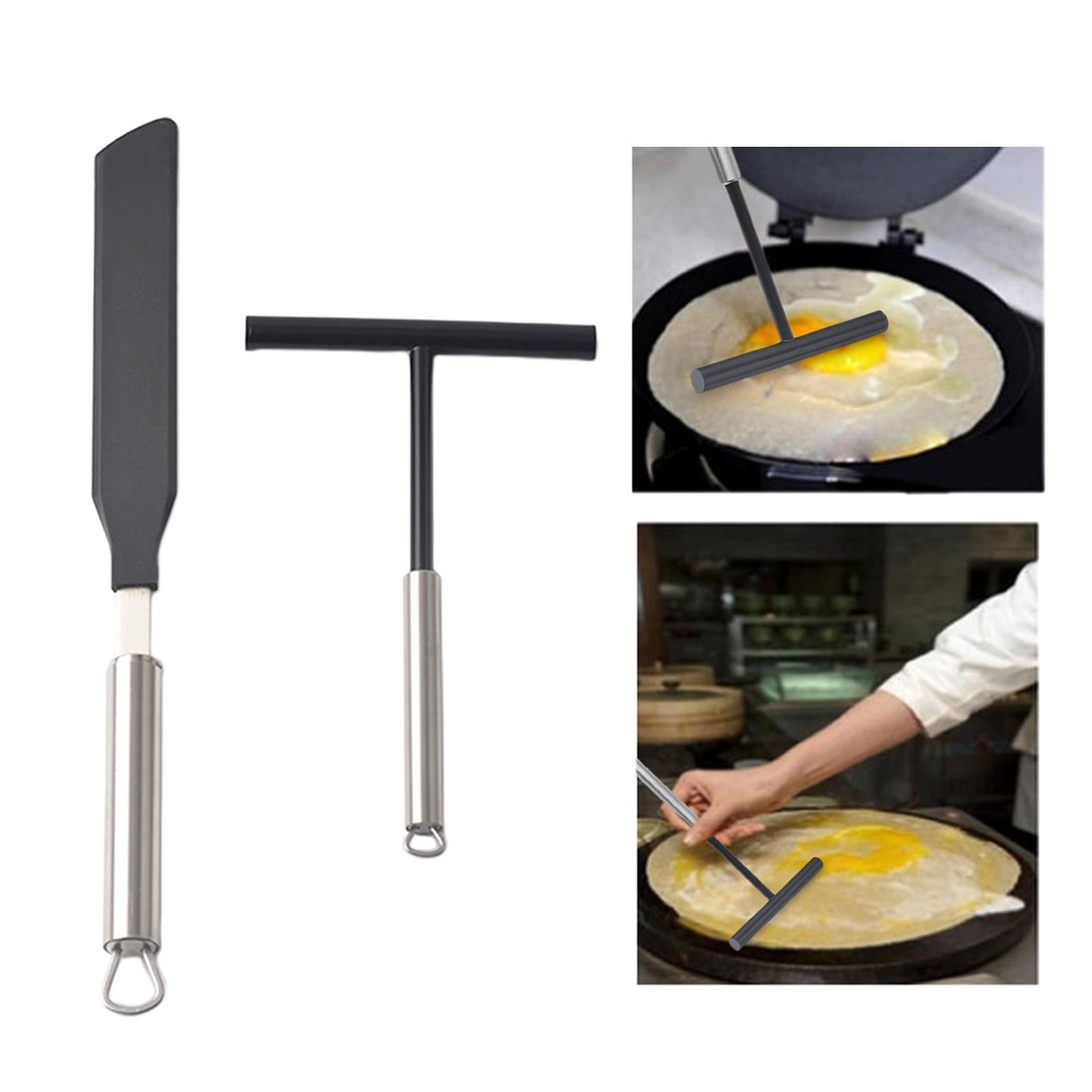 2 Pieces Crepe Making Spreader Kitchen Gadgets Pancake Maker Tools ...