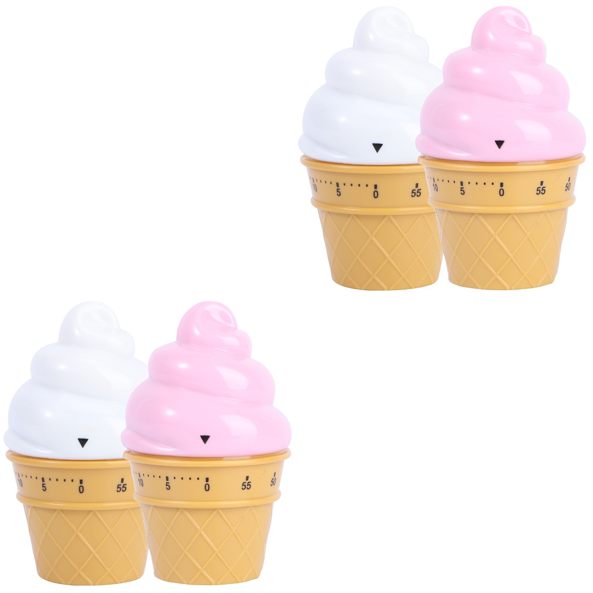 2 Pieces Cute Kitchen Timer Ice Cream Learning Creative Child - Walmart.com