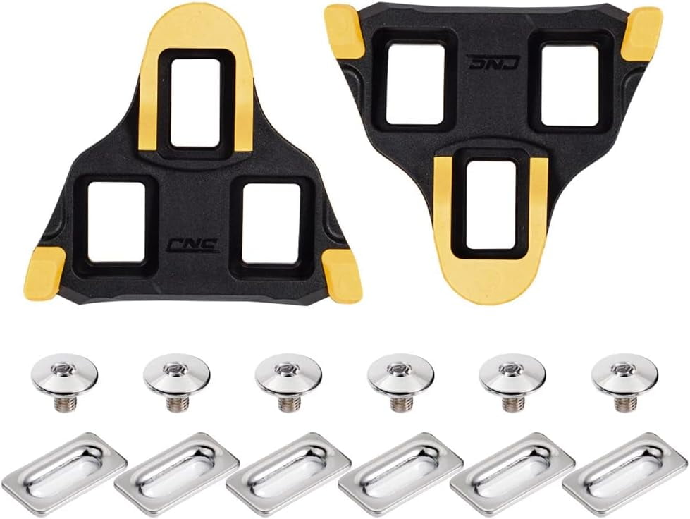 2 Pieces Cycling Pedals, Sovob Cycling Pedals Cleat Plastic & Stainless ...