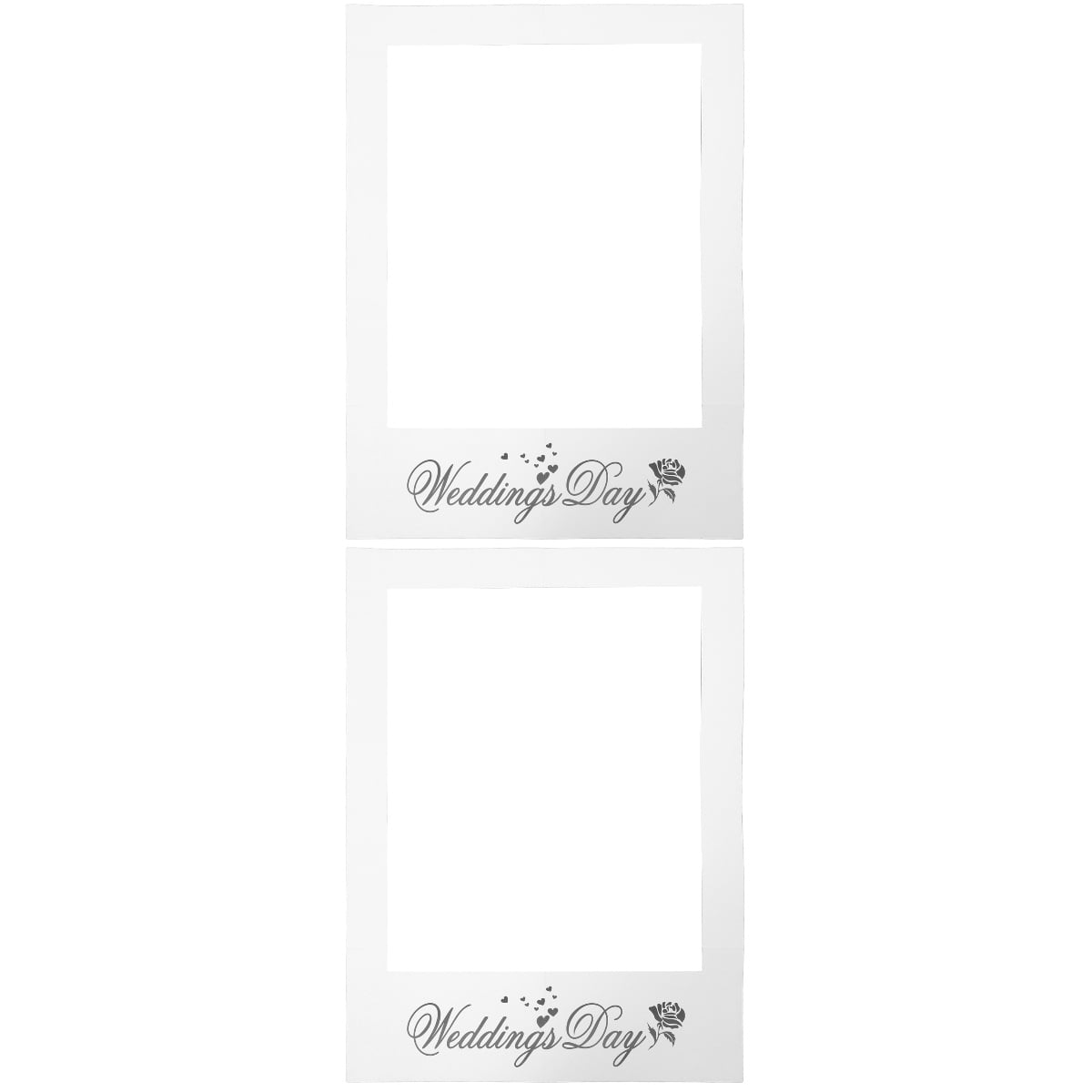 2 Pieces Decor Frames Wedding Green Ornaments Decorations Bride ...