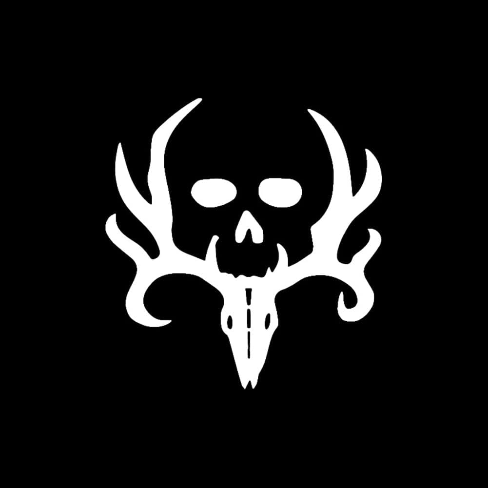 2 Pieces Deer Head Decal For Car, Sovob Deer Head Body Scratch Sticker ...