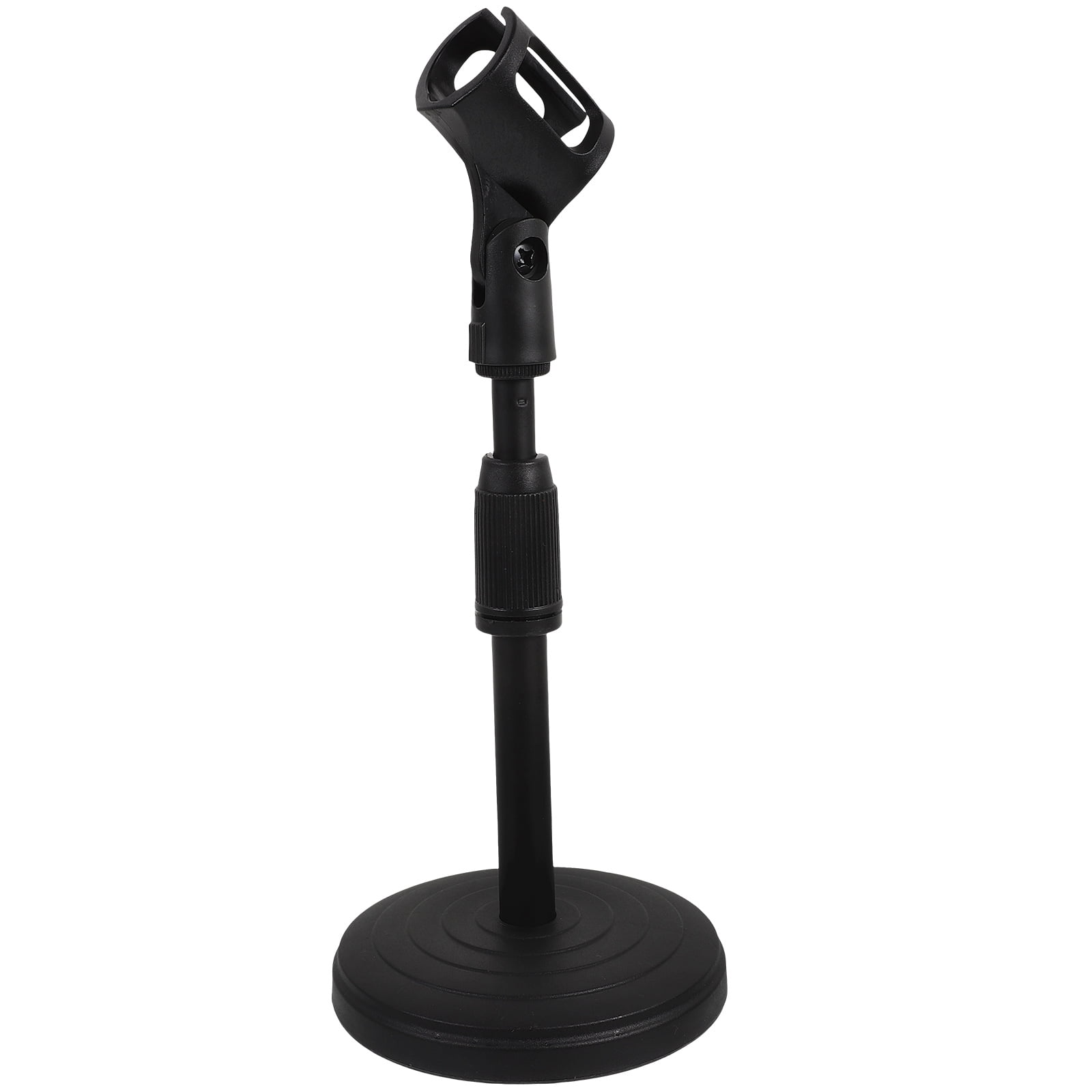 2 Pieces Desk Microphone Clip Stand Adjustable Condenser Lifting ...