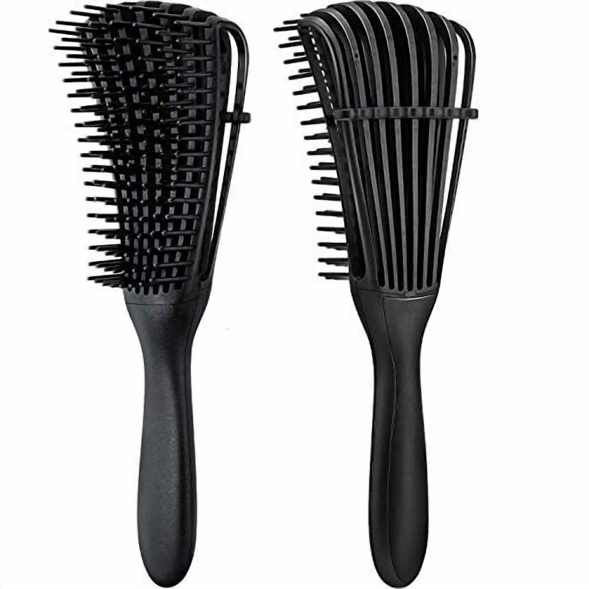 2 Pieces Detangling Brush for Afro America/African Hair Textured 3a to ...