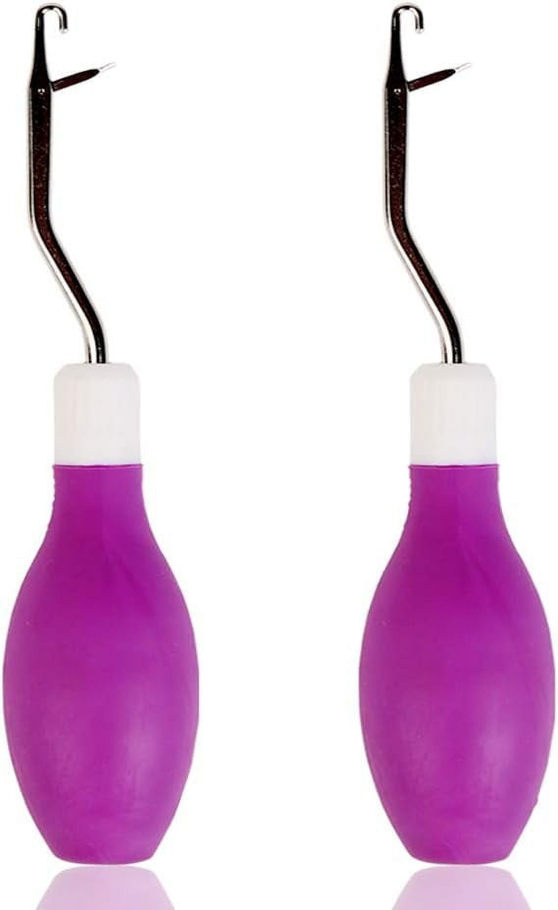 2 Pieces Different Size Latch Hook Set, Latch Hook Crochet Needle ...