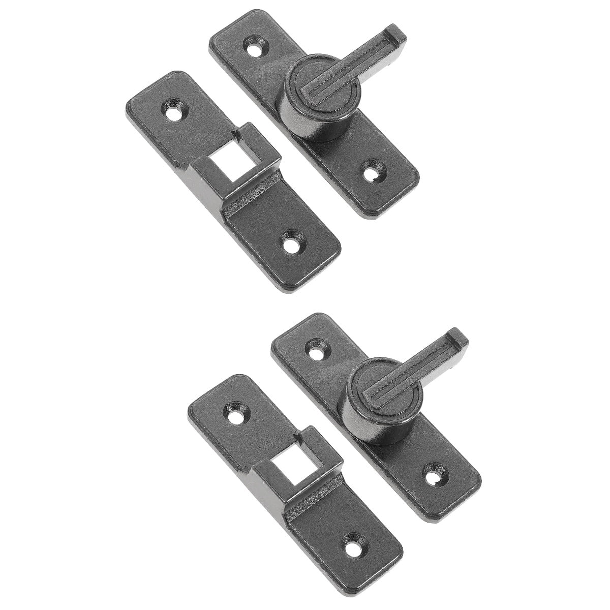 2 Pieces Door Latch Stainless Steel Latches Sliding Lock Outswing ...