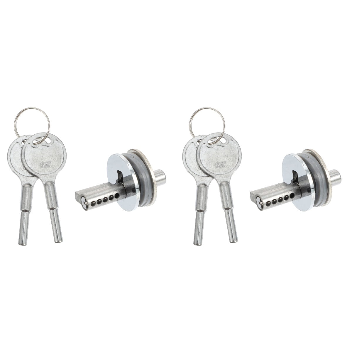 2 Pieces Door Locks Safety for Cupboards Latch Jewelry Cabinets Home ...