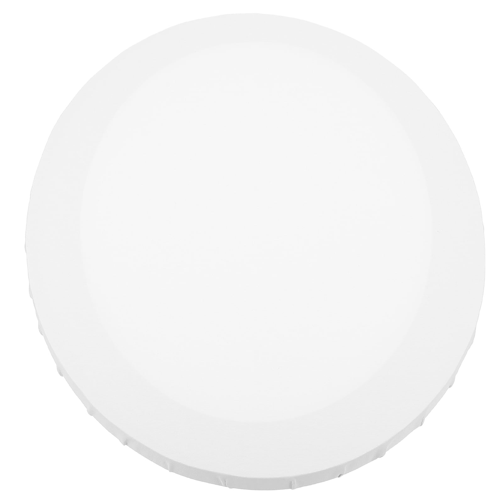 2 Pieces Drawing Board White Paint Canvas for Painting Oval Shape Frame ...