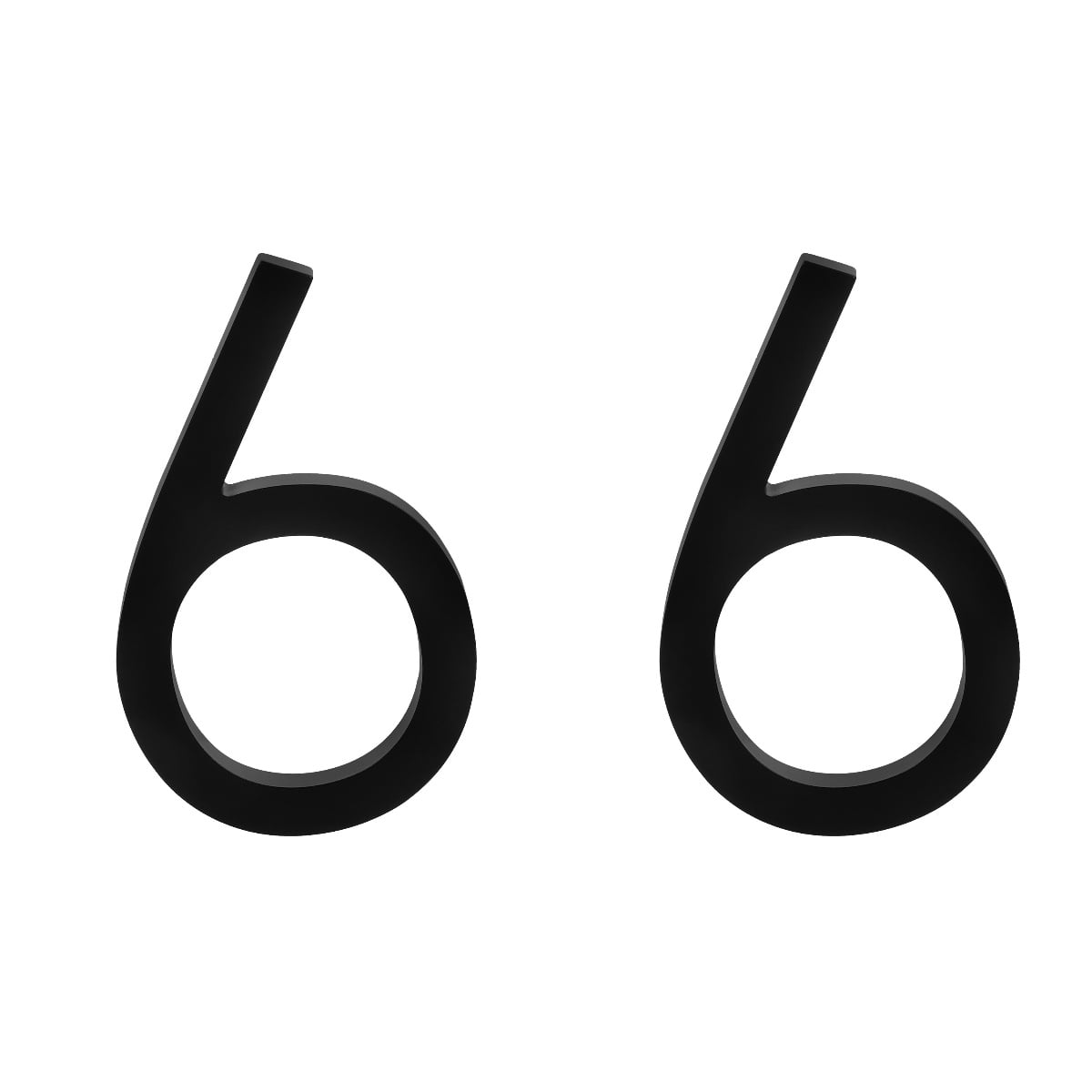 2 Pieces Emblems House Number Metal Numbers Sign Zinc Alloy - Walmart.com