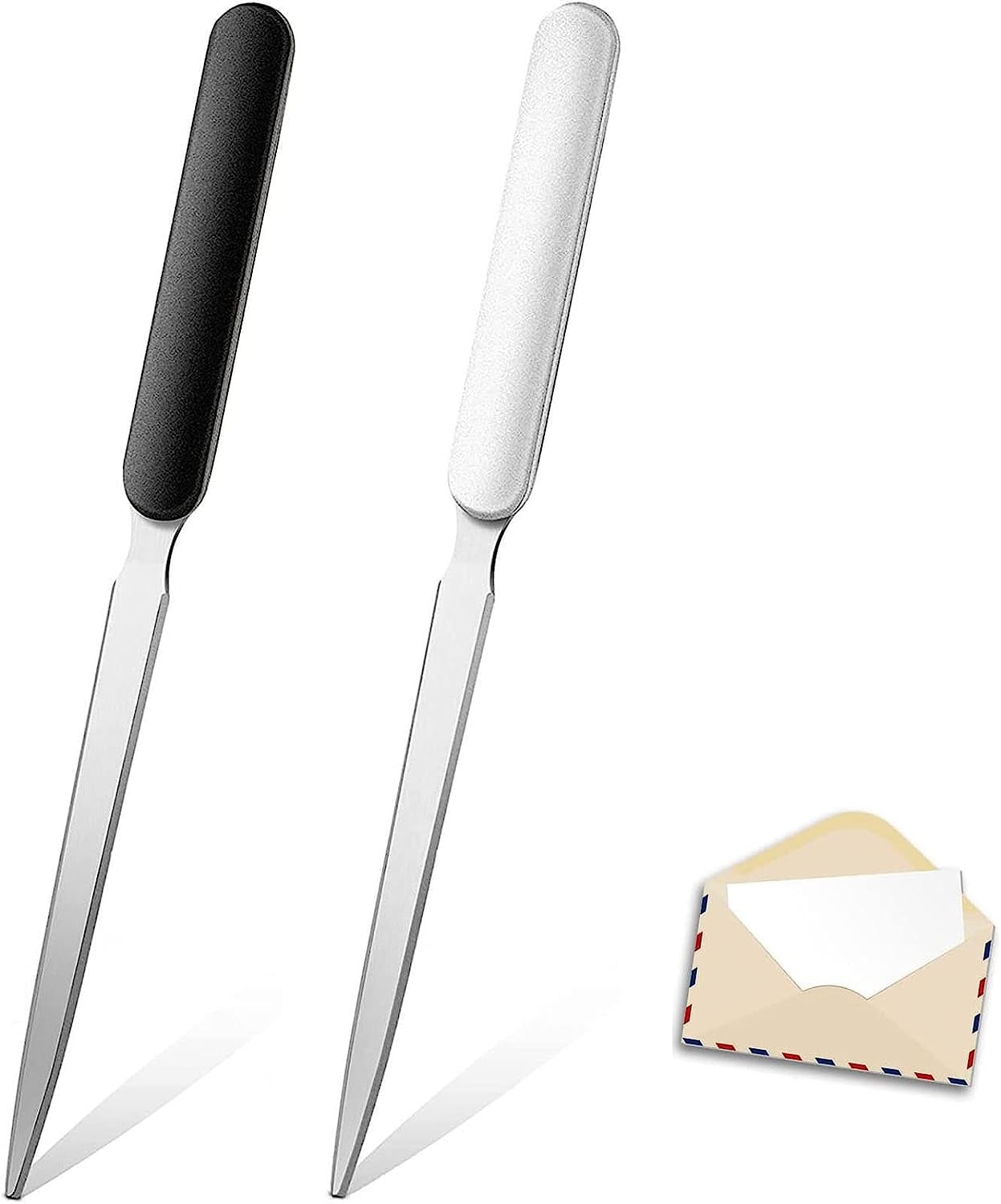 2 Pieces Envelope Opener, Letter Opener Envelope Slitter, Mail Opener ...
