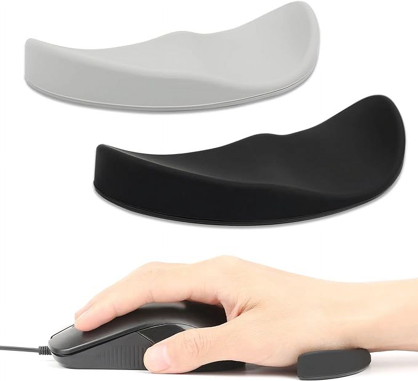 2 Pieces Ergonomic Mouse Wrist Rest Support, Gliding Wrist Rest Pad ...