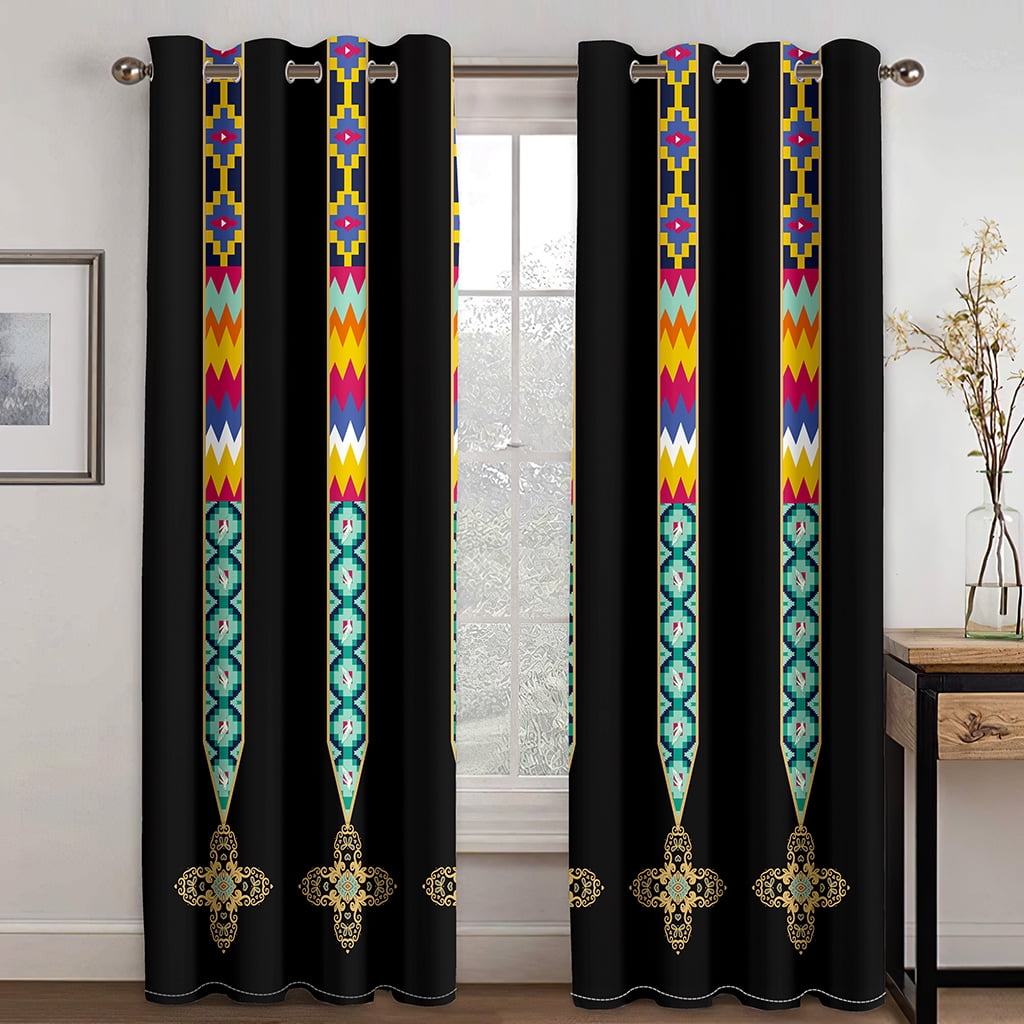 2 Pieces Ethiopian and Eritrean Traditional Curtains for Living Room ...
