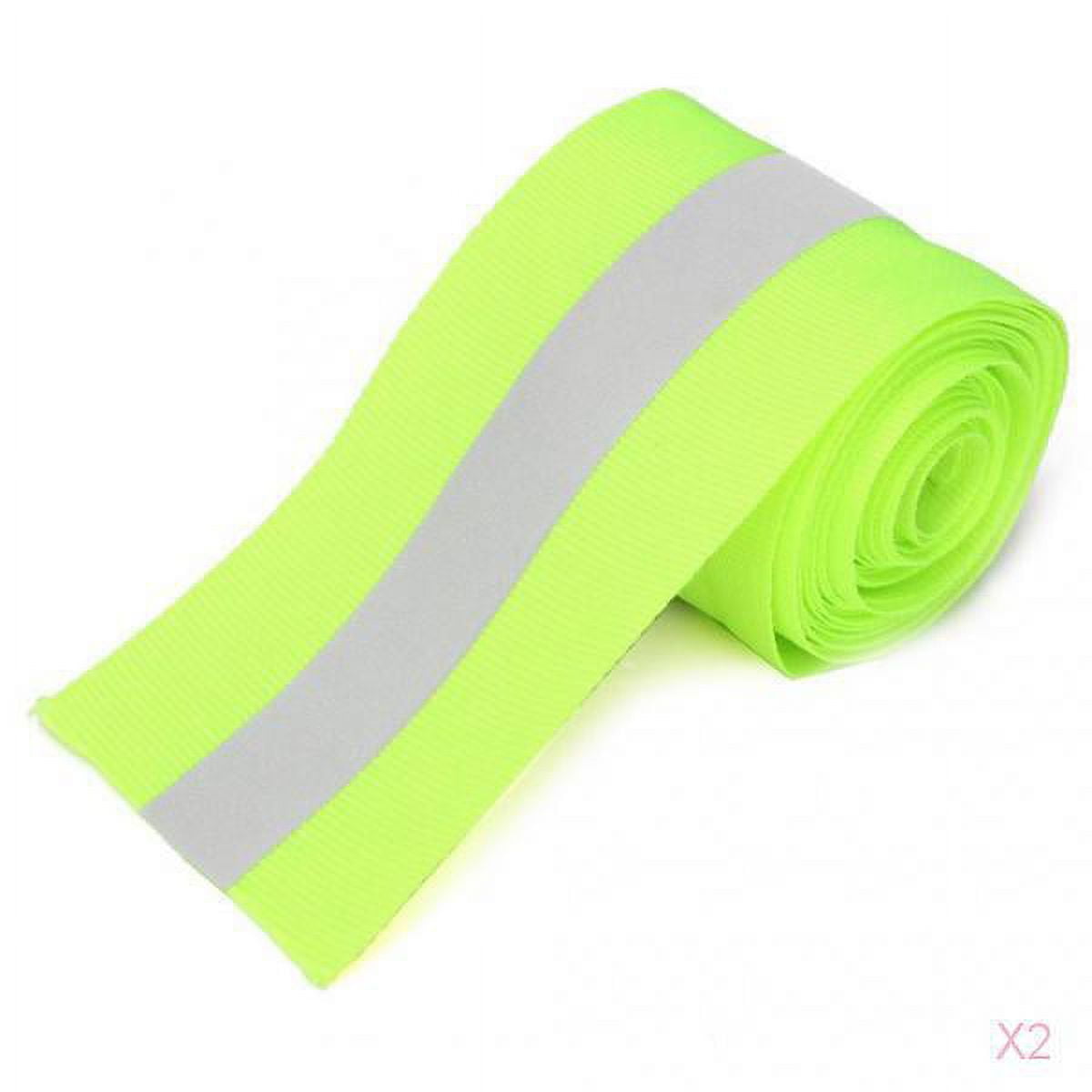2 Pieces Fabric Reflective Vest Warning Caution Sew 3 - Walmart ...