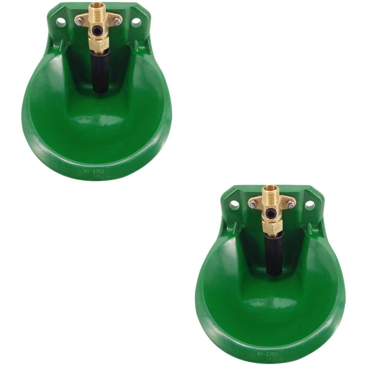 2 Pieces Feeder Stable Water Level Bowl Livestock Farm Equipment ...