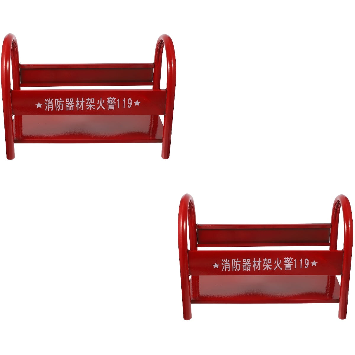 2 Pieces Fire Extinguisher Rack for Storage Straightener Clipper Office ...