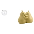 2 Pieces Fish Bowl Table Decorative Bookends PP Construction for Home ...