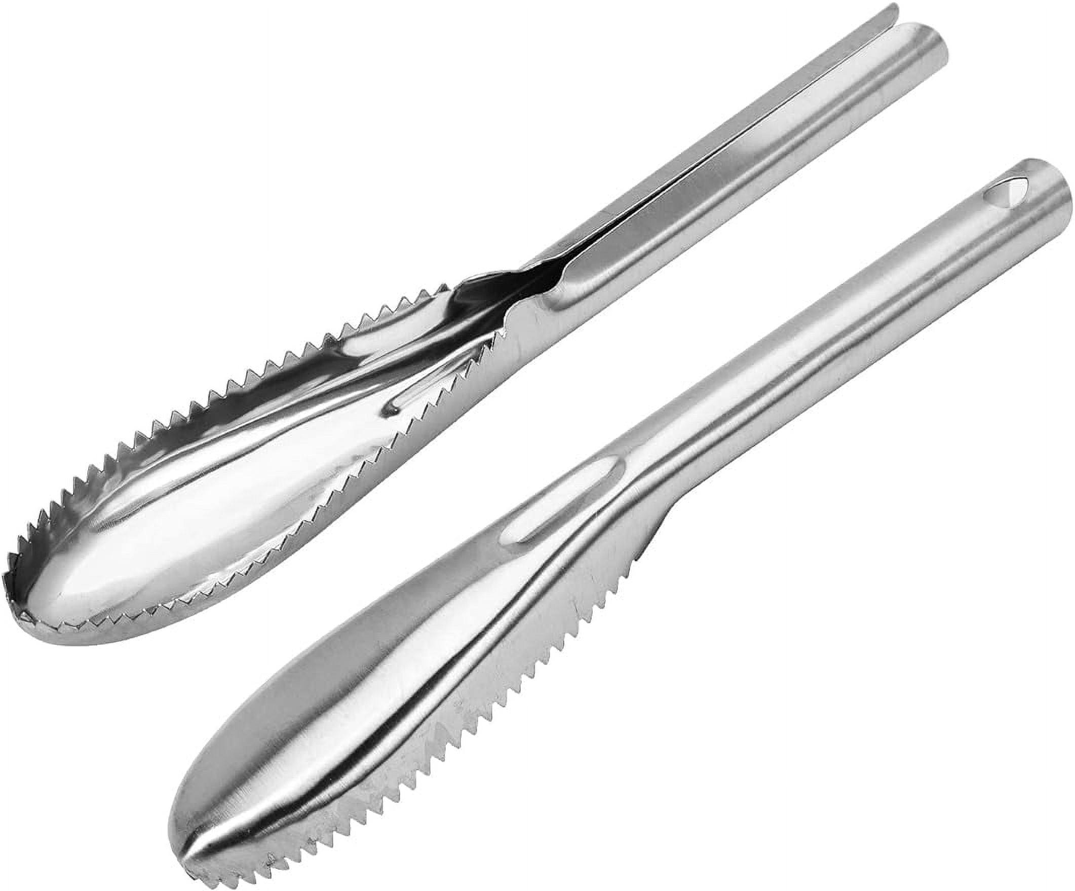 2 Pieces Fish Scaler Stainless Steel Fish Scaler Remover, Easily Remove ...
